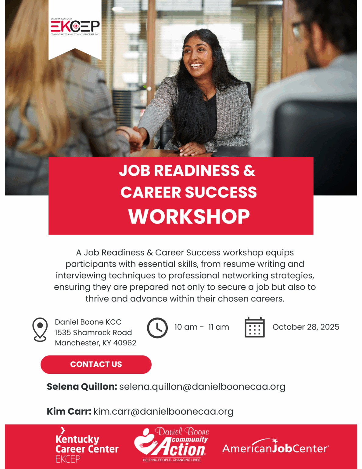 Job Readiness Workshop - Daniel Boone KCC | EKCEP